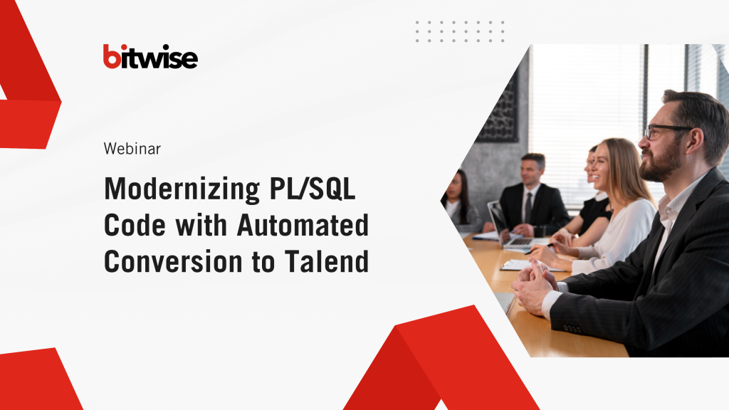 Modernizing PL/SQL Code with Automated Conversion to Talend | Bitwise
